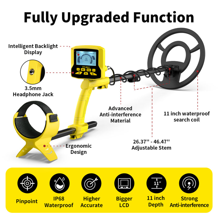 SAKOBS Metal Detector - Perfect for Treasure Hunting Beginners